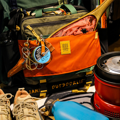 美国进口TOPO DESIGNS进口防水轻量化钓鱼路亚飞钓斜挎手提单肩包