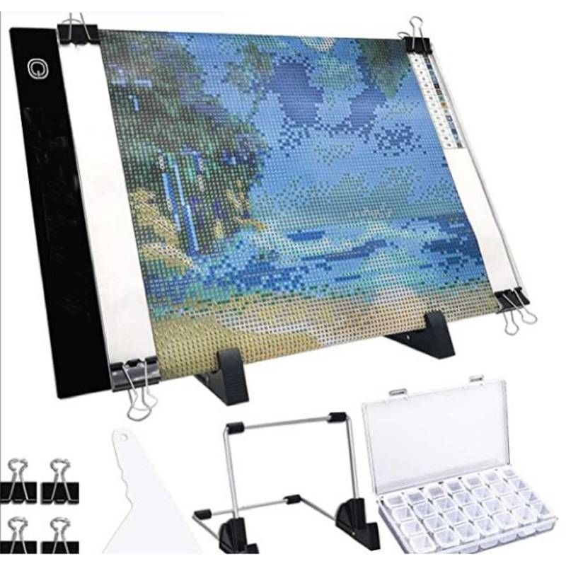 a3拷贝台A4A2A5临摹透写发光板LED书法拓图绘画用品点钻石画工具