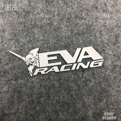 EVA RACING新世纪福音战士系列贴纸汽车电动车电脑箱包贴