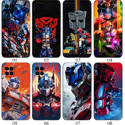 变形金刚漫画 适用 OPPO A92/A53 5G/Reno4 SE/A72/A15/A35/realme/V13/V3/V11/V11S/Q3/Q3i/iPhone/v手机壳