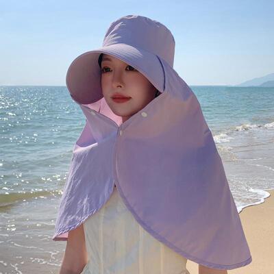 女士帽子夏季户外防晒遮阳帽太阳