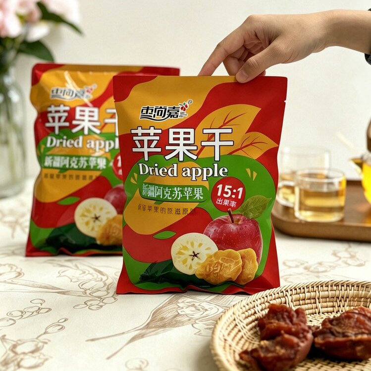 枣尚嘉苹果干250g*2袋酸甜蜜饯水果脯新疆阿克苏苹果片下午茶零食