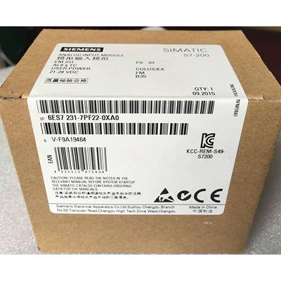 6ES7231-7PF22-0XA0西门子S7-200模拟输入EM231 6ES72317PF220XA0