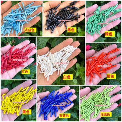 diy高质量玻璃手工竹节散珠