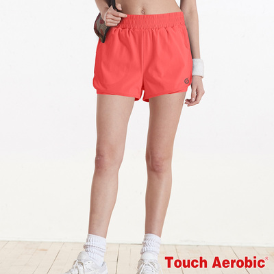 二合一凉感吸汗速干时尚健身短裤