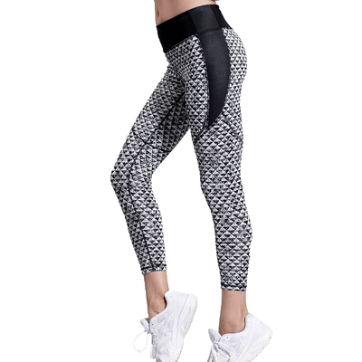 高弹力速干女提臀显瘦紧身运动裤