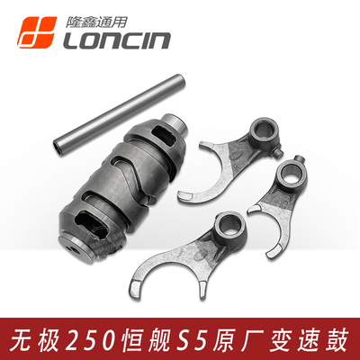 隆鑫无极250R恒舰S5发动机变速鼓