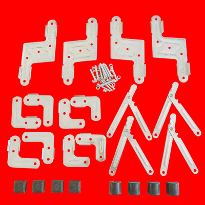 加厚1.5mm镀锌X型双杆晾衣架配件