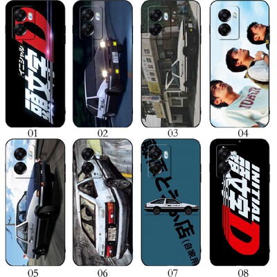 头文字d 适用OPPO Reno 11/A57/8/7 SE/9 Pro+/K10/A2/A1/A58x/A36/vivo S15e/S17e/Y77t/Y77e/Y78m手机壳