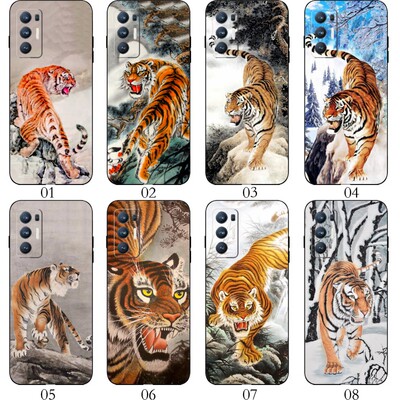 老虎定制 适用 OPPO A32/A33/A56/A55s/A55/A93/A93s/A95/VIVO S7e/S10e/S12/S16e/S16/S17手机壳
