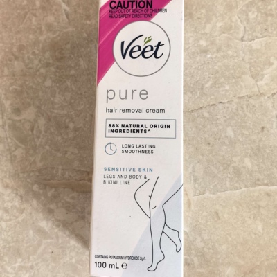 现货澳洲Veet Pure Hair Removal Cream Legs And脱毛膏100ml