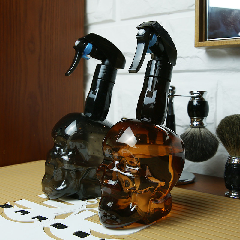 barbershop SprayBottle[理发美发复古油头喷壶/骷髅复仇者]水壶