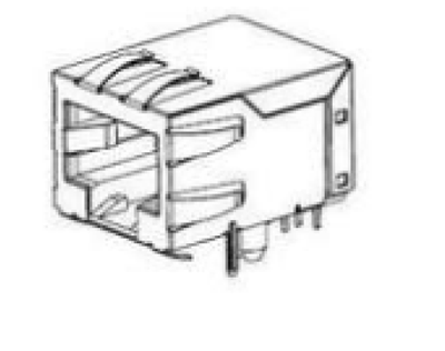 Molex连接器8PINRJ45网络插口SUB