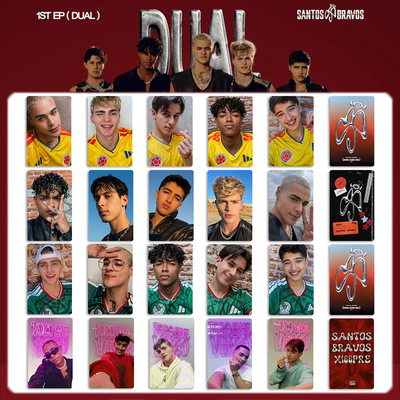 SANTOS BRAVOS组合周边自印卡STBV专辑DUAL特典卡Deluxe Version