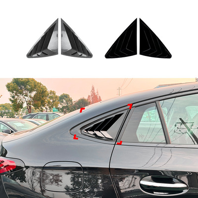 适用奔驰GLC Coupe C254 2024+ AMG三角窗百叶窗车贴外饰跨境改装