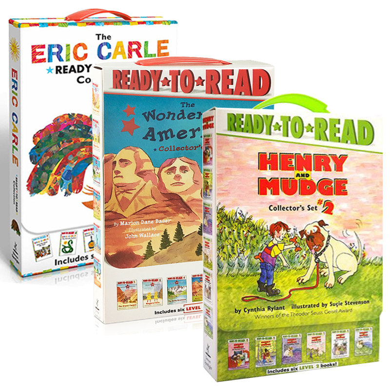 【满200享半价】Ready to Read英文原版分级阅读绘本Eric Carle卡尔爷爷 Henry and Mudge亨利和玛吉 ...