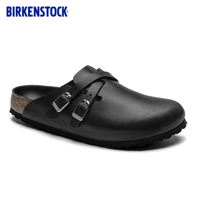 BIRKENSTOCK勃肯涂油皮包头拖鞋