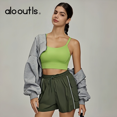 alo outls官方奥莱店一体式裸感美背运动文胸户外训练瑜伽内衣女