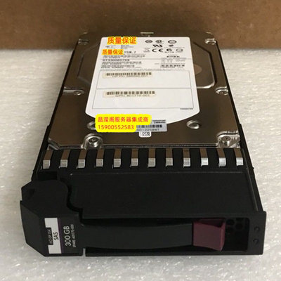 原装 AP858A 300G 15K 3.5寸 SAS 601775-001 FOR P2000 储存硬盘