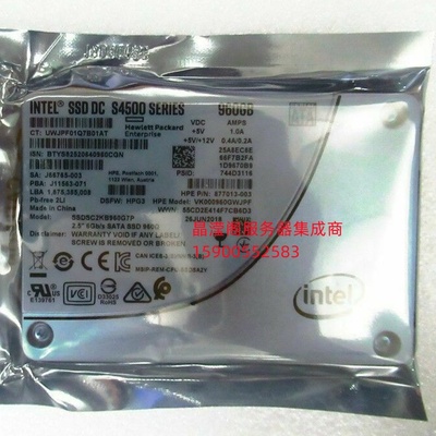 浪潮 NF5688 NF8480 NF8260 NF5468 M6 960G SATA SSD 固态硬盘