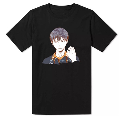 排球少年 小排球 Haikyuu日向翔阳 影山 飞雄角色COS圆领短袖T恤