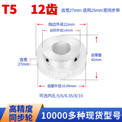 HUAGUANG同步带轮传动件当天发货