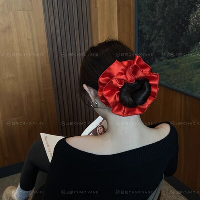 立体肠圈发圈高级缎面新款头饰