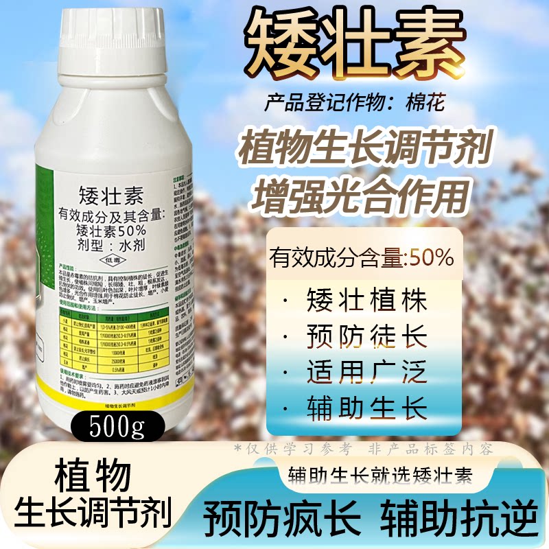 课缇 50%矮壮素防止疯长 防止倒伏 提高产量生长调节剂