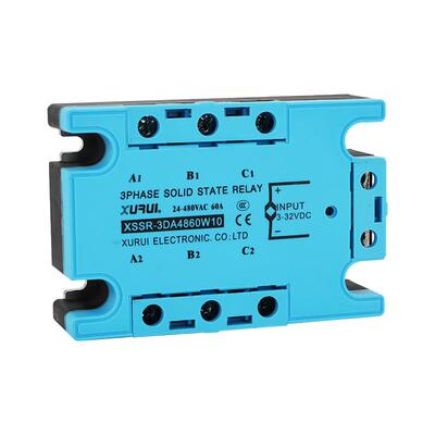 三相交流固态继电器XSSR-3DA4825W10A-75A480V直流控交流DAAA