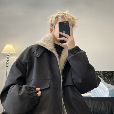 加厚加棉保暖棉服短外套