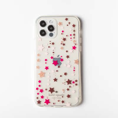 Kate Spade适用于苹果iPhone12pro max带钻小星星防摔手机壳