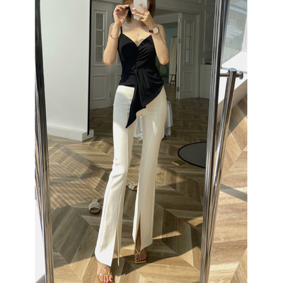 XULU原创简约纯色吊带上衣