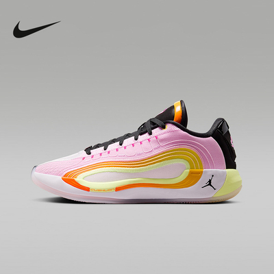 NIKE耐克男鞋夏季JORDAN LUKA 4粉橙东契奇4实战篮球鞋IB7904-600
