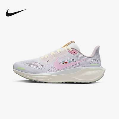 Nike耐克女鞋 PEGASUS 41运动鞋粉白花卉飞马41跑步鞋 IB8882-161