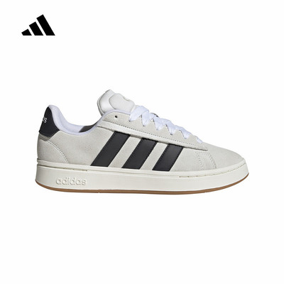 adidas阿迪达斯2025春季新款男女网球麂皮运动休闲鞋板鞋 JR0544