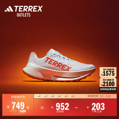 阿迪达斯TERREX大速流星越野跑鞋