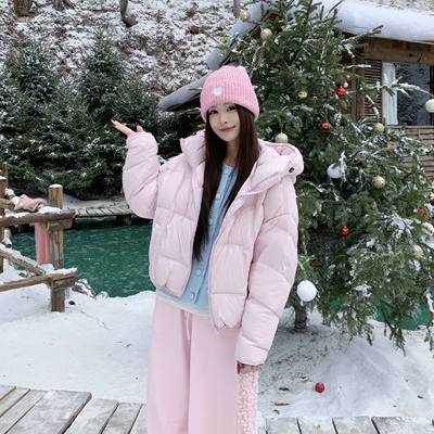 3MER云朵泡芙90白鸭绒连帽羽绒服