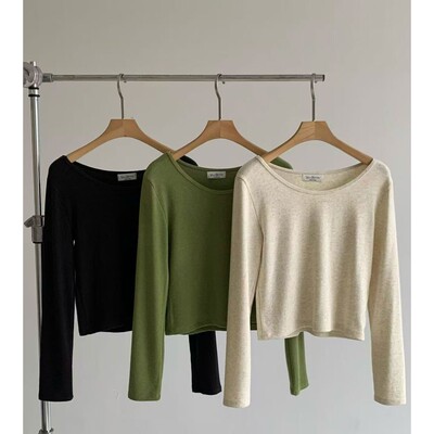 九1214韩国东大门t恤区villabutton-8727125洋气休闲英伦直邮流行