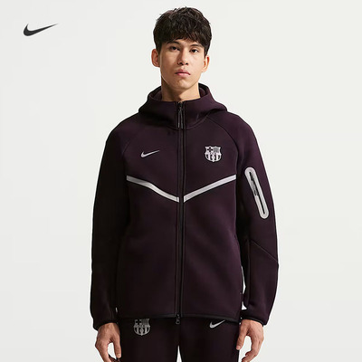 耐克/NIKE TECH男子运动休闲反光连帽足球夹克外套IO3645 IO3656