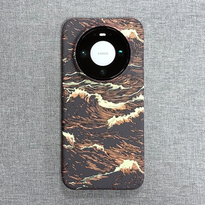 浪潮凯夫拉纹新款适用小米POCO F8 Ultra手机壳X8PRO MAX肤感浮雕F7pro碳纤维纹高级半包大孔磨砂套不包镜头