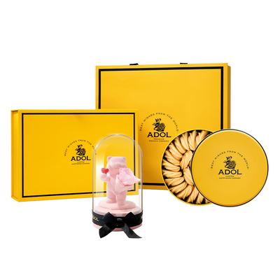 【达人专属+ADOL礼盒】ADOL曲奇礼盒伴手礼永生玫瑰礼盒送伴侣
