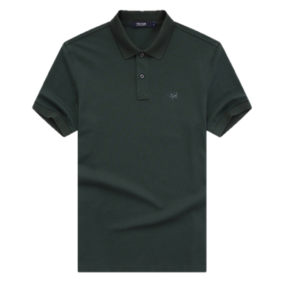 雅戈尔春夏男士翻领短袖凉爽POLO商务休闲宽松T恤刺绣运动保罗衫