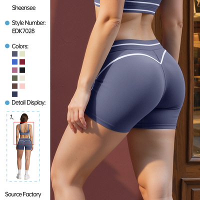 Yoga Shorts Women Workout Shorts女短裤Fitness Yoga Lift Butt