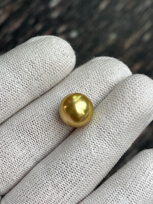 变态金，在自然光下依然抗打！！ 12.52mm浓金绿光炫彩金珠