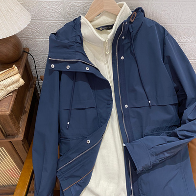 保罗彼得女士连帽抽绳收腰冲锋衣