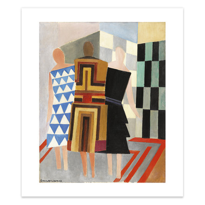 SoniaDelaunay简约抽象装饰画