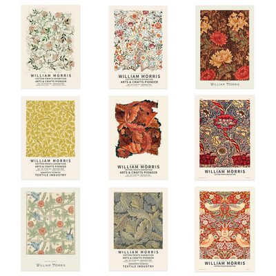 进口荷兰荷兰复古花卉装饰画