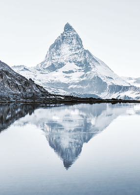 live art 马特洪峰 Matterhorn 阿尔卑斯山峰 原版装饰画挂画芯