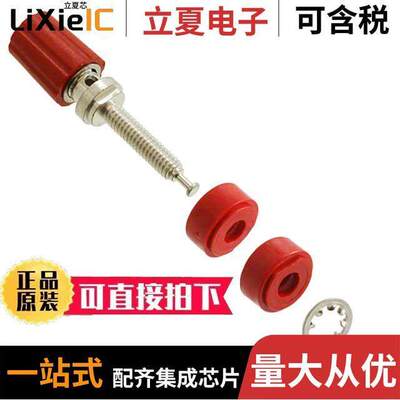 3760-2连接器 〔CONN BIND POST KNURLED RED 〕