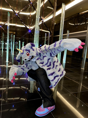 AONE4SURE加布兽皮草连帽外套